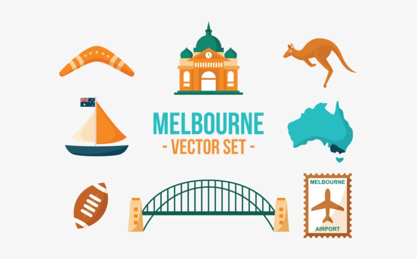 Melbourne Icons Vector - Melbourne Icons Transparent PNG - 700x490 ...