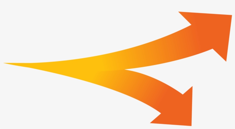 Direction Icon Png - Orange Arrows Transparent PNG - 1314x667 - Free ...