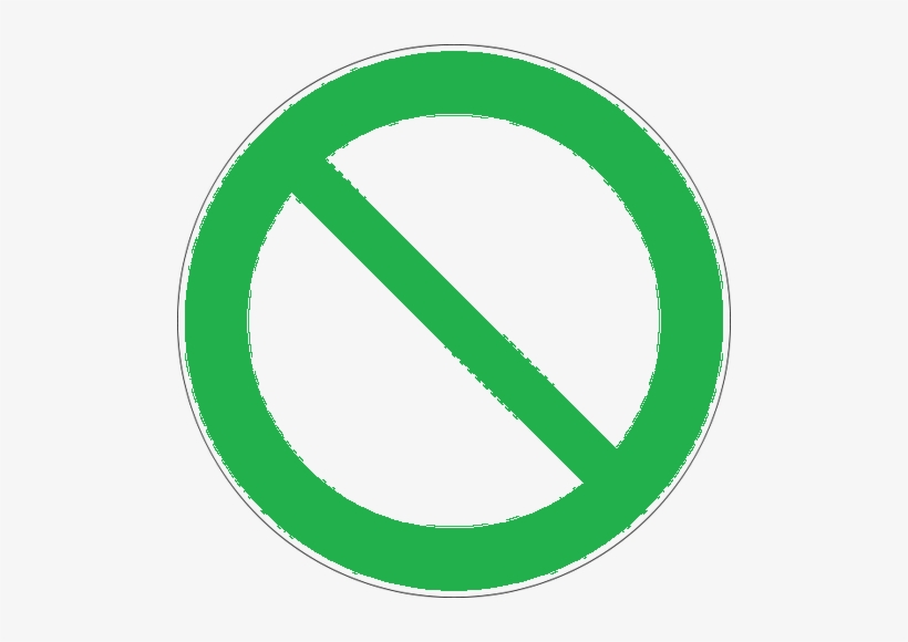 Transparent Do Not Sign