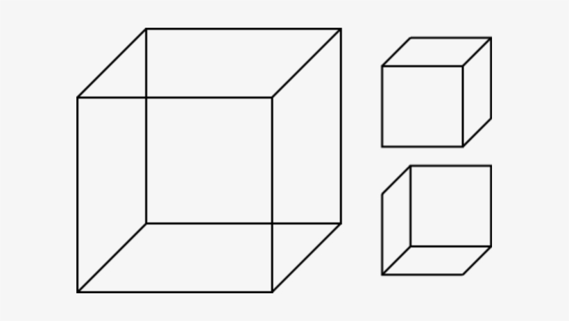 Download 599px Necker Cube - Cube - HD Transparent PNG - NicePNG.com