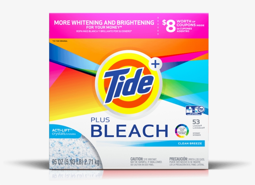 Tide Plus Bleach Powder - Tide Bleach Pods Transparent PNG - 1200x788 ...