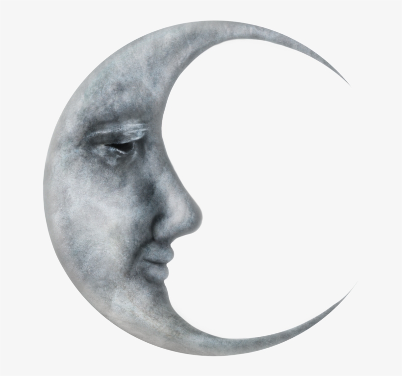 Moon Face Vector Art