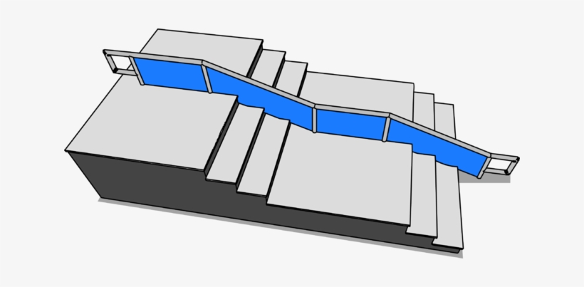 Stair Ramp Sprite 007 - Architecture Transparent PNG - 640x323 - Free ...