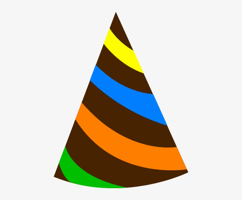 Rainbow Party Hat Brown Clip Art Transparent PNG - 456x598 - Free ...