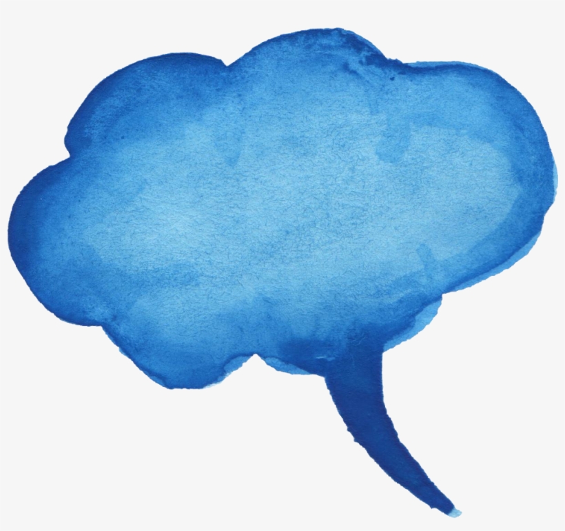 Free Download - Watercolor Speech Bubble Png Transparent PNG - 988x880 ...