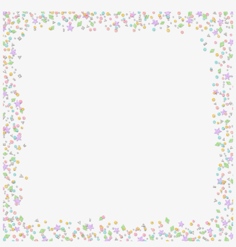 Transparent Border Confetti Transparent PNG - 3600x3600 - Free Download ...