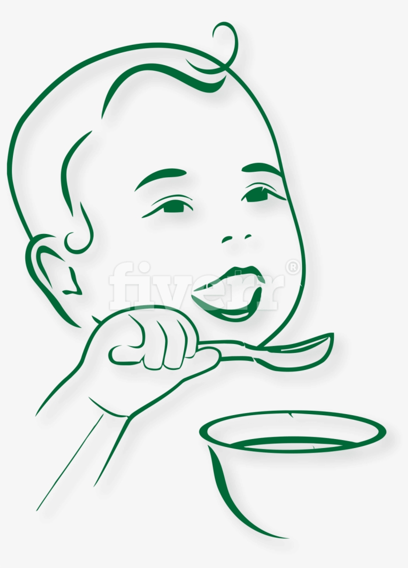 Baby Eating Drawing Transparent PNG - 1200x1595 - Free Download on NicePNG