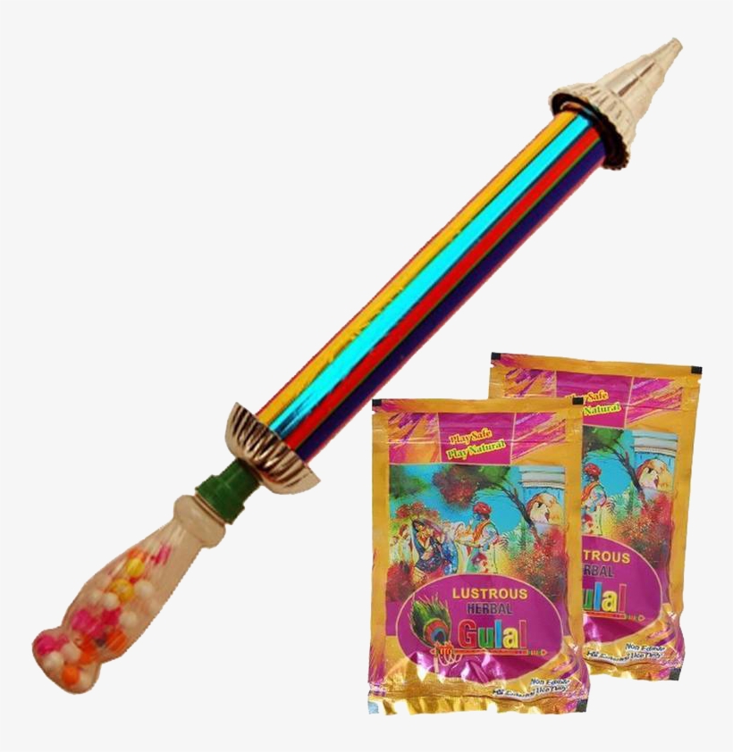 Holi Pichkari Png Image - Holi Colors Pichkari Transparent PNG ...