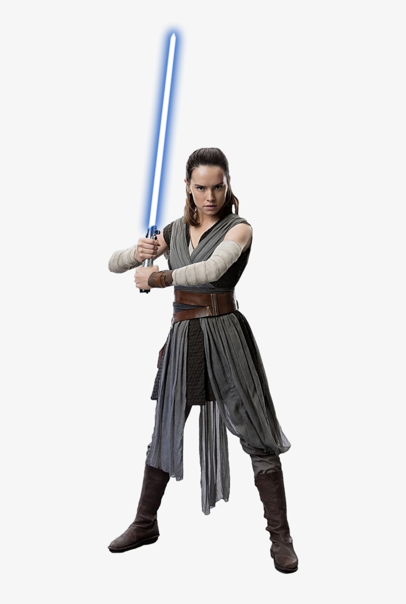 Star Wars Png - Rey Last Jedi Costume Transparent PNG - 670x1193 - Free ...