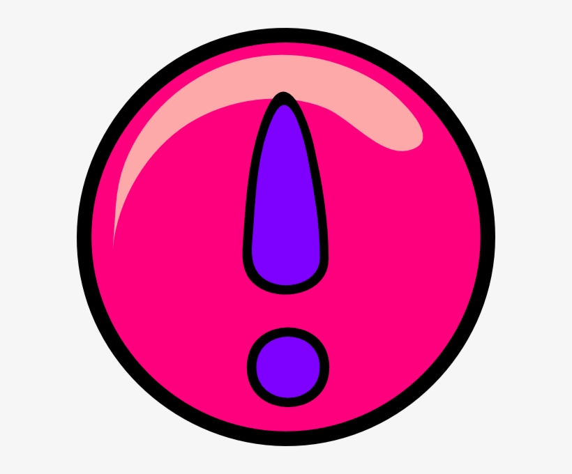 Download Super Girly Exclamation Point Clip Art At Clker - Exclamation ...