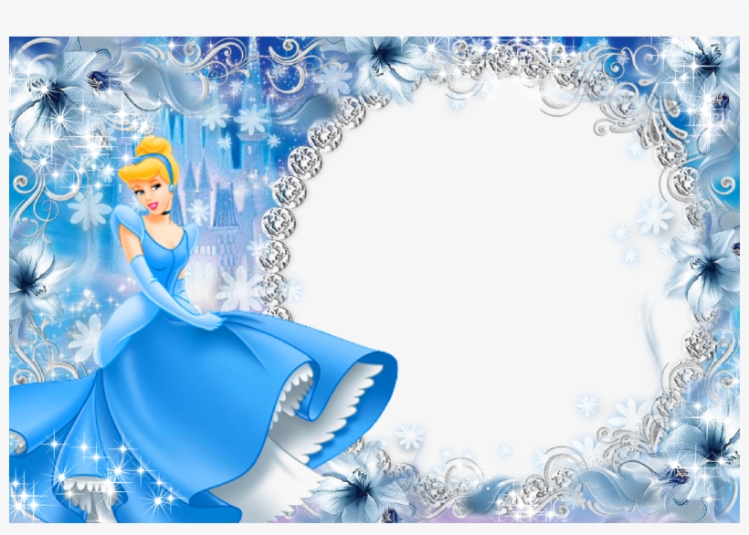 Download Photo Frame For Girls Cinderella - Disney Frame Png - HD ...
