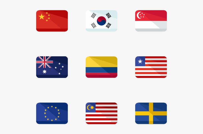 Flags - Flags Of All Nations International Flags 72 Transparent PNG ...