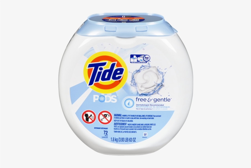 Tide Pods® Liquid Detergent Pacs Free And Gentle Laundry - Tide Free ...