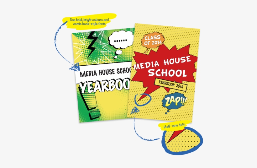 Download Comic Book Style Yearbook Covers - Comic Book Yearbook Theme ...