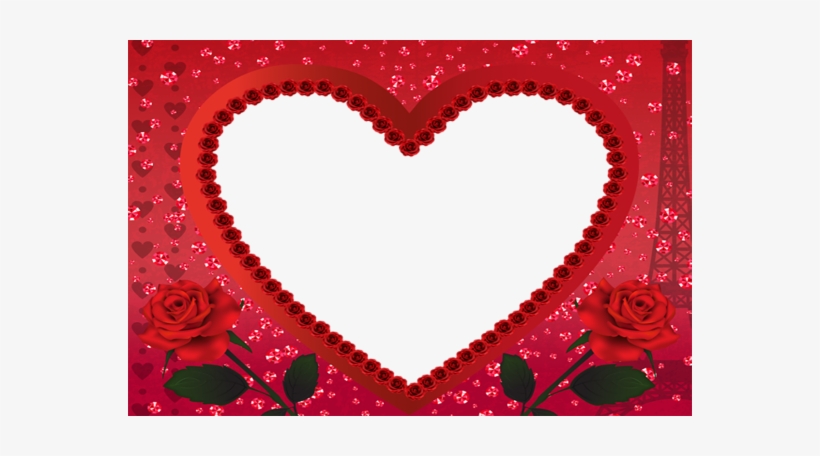 Heart Photo Frame Hd Transparent Background - Heart On Transparent ...