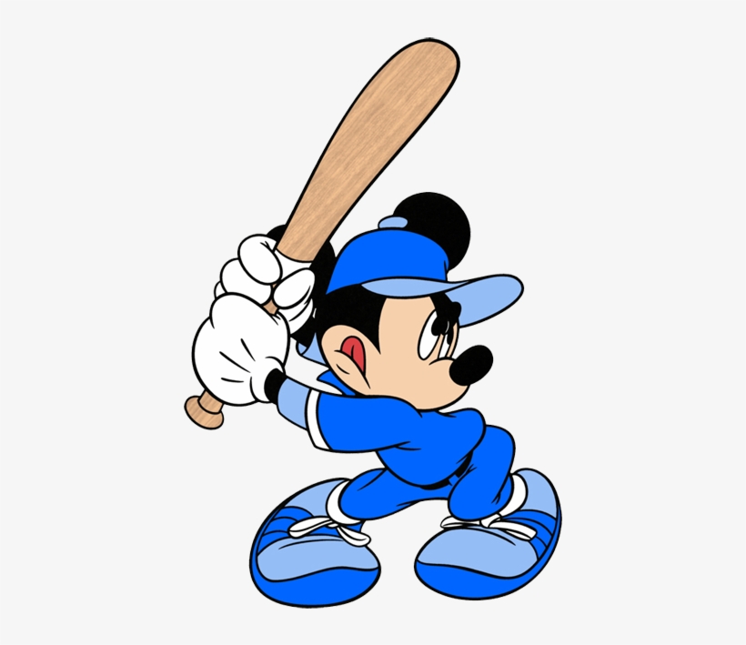 Download Vector Stock Mickey Mouse Baseball Clipart - Mickey Mouse ...