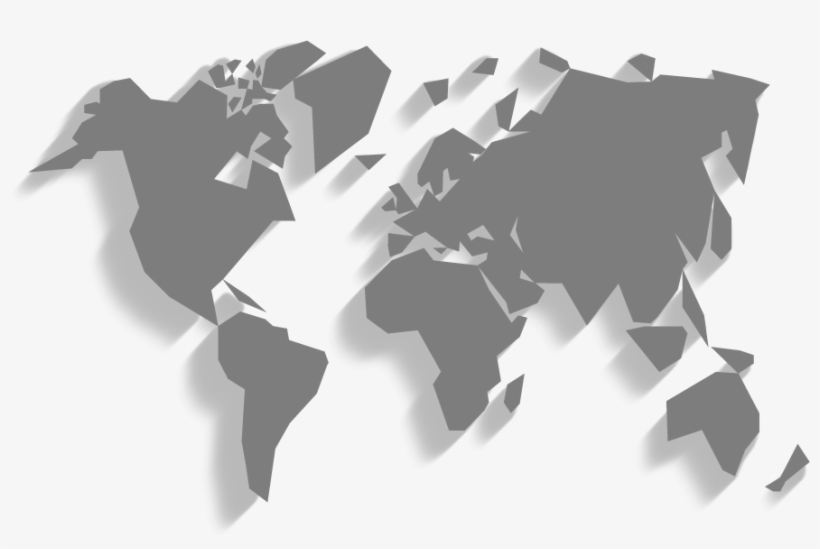 Download World-map - Collared Lizard Distribution Map - HD Transparent ...