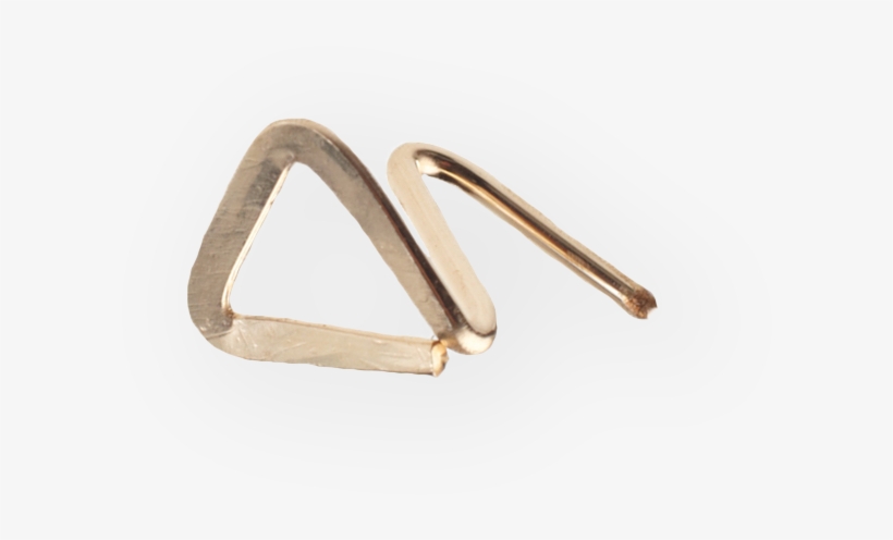 14k Triangle Stud - Triangle Transparent PNG - 1000x1000 - Free ...