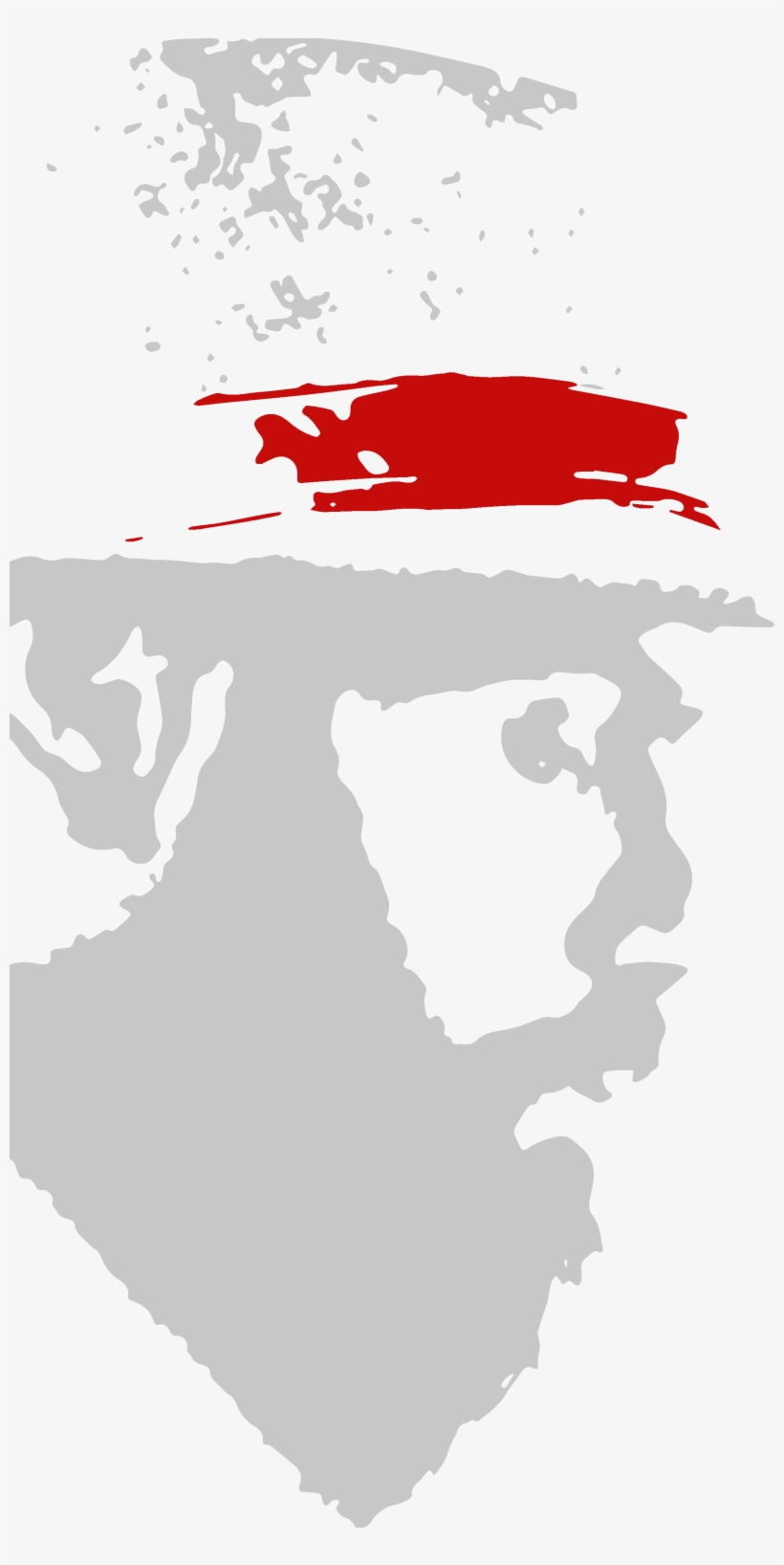 Face Logo Grey And Red - Illustration Transparent PNG - 1999x3891 ...