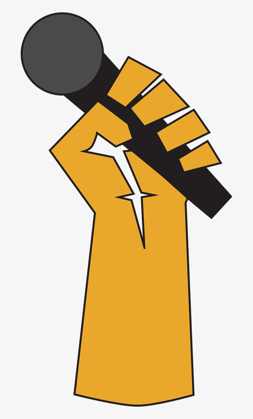 Sing Microphone Hand Logo Power Png Image - Microphone Transparent PNG ...