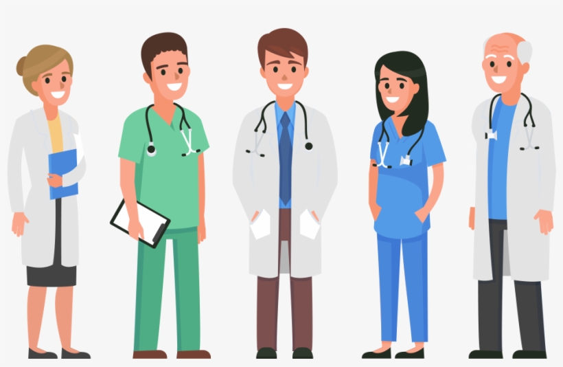 Your First Line Of Defense - Healthcare Provider Cartoon Transparent ...