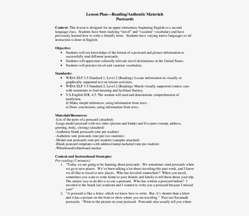 Pdf Beginner English Class Lesson Plan Transparent PNG 600x776 