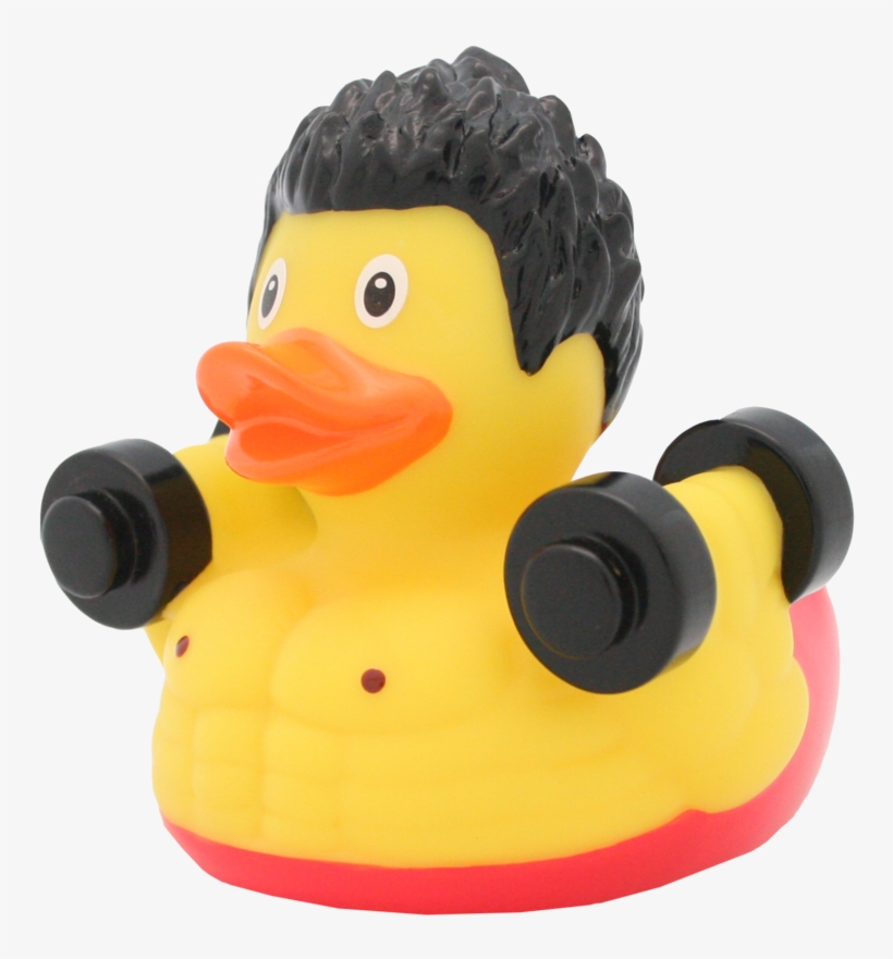 Bodybuilder Rubber Duck By Lilalu - Superheroes Rubber Duck Transparent ...