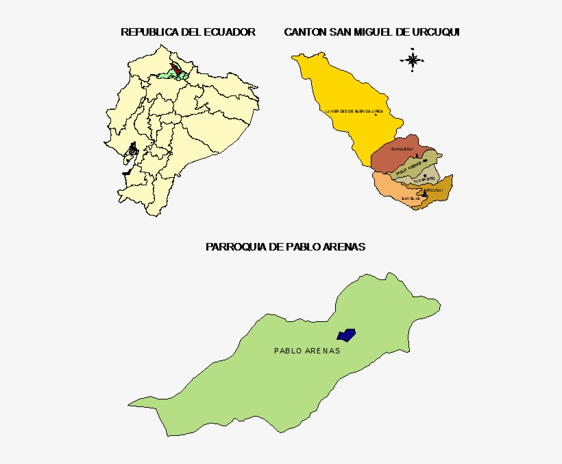 Mapa Parroquia Pablo Arenas - Parroquias Rurales Del Canton Ibarra ...
