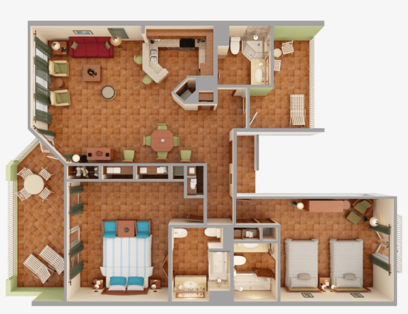 Top Down Floor Plan Transparent PNG - 1024x768 - Free Download on NicePNG