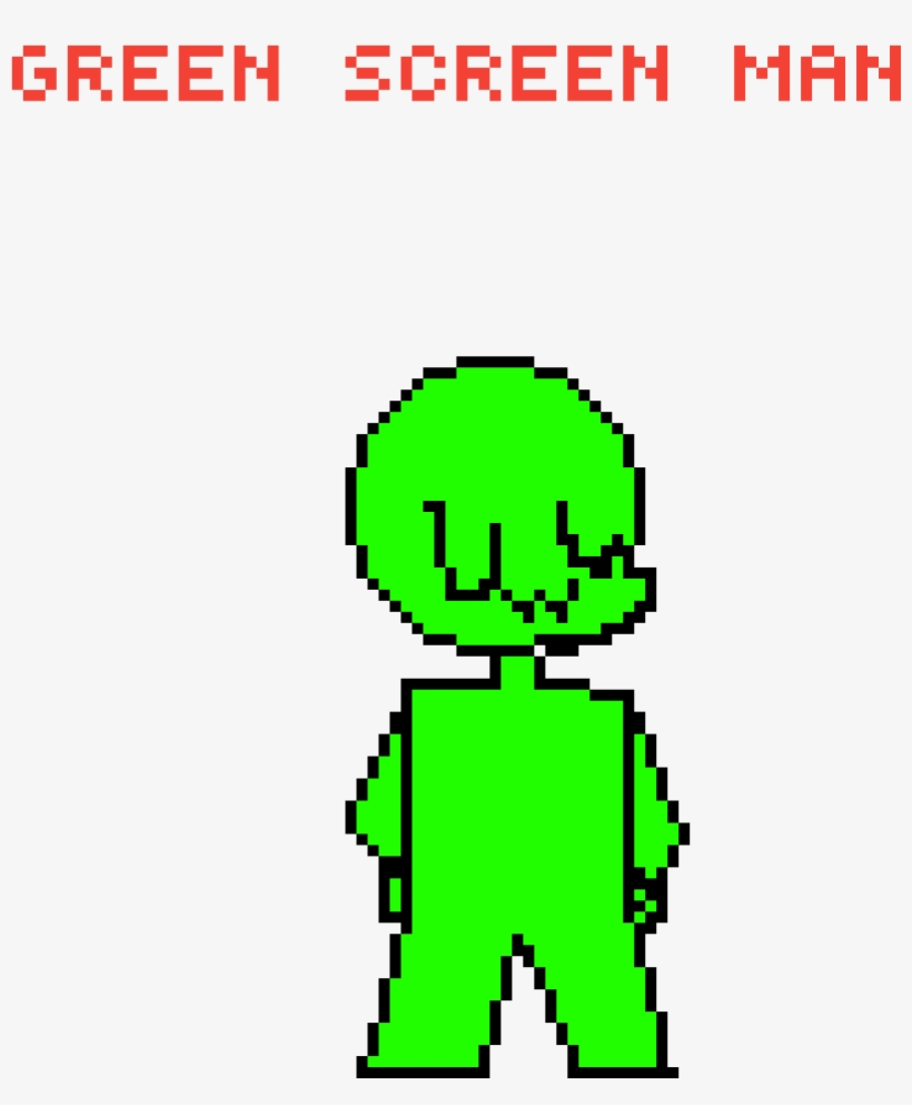 Green Screen Man Uwu - Illustration Transparent PNG - 1200x1200 - Free ...