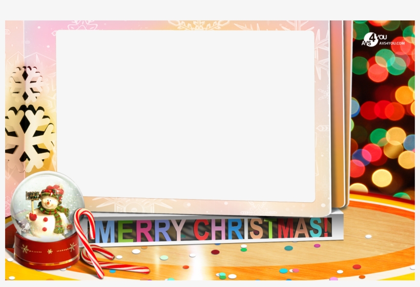 Download Christmas Photo Frame Online - Decoration - HD Transparent PNG ...