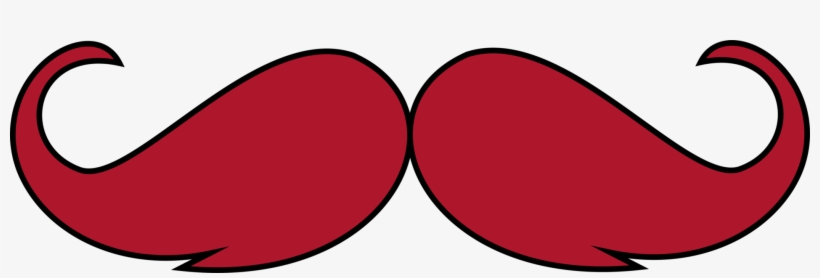 Mustache Clipart - Red Moustache Clipart Transparent PNG - 1902x554 ...