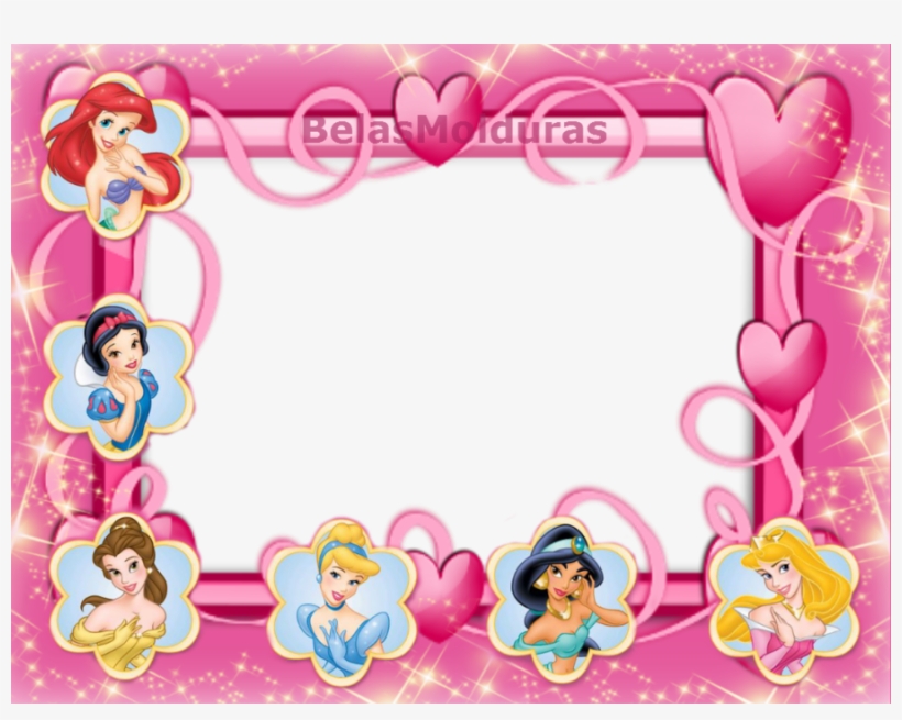 Download Etiquetas Escolar Princesas Disney Clipart - Molduras Para ...