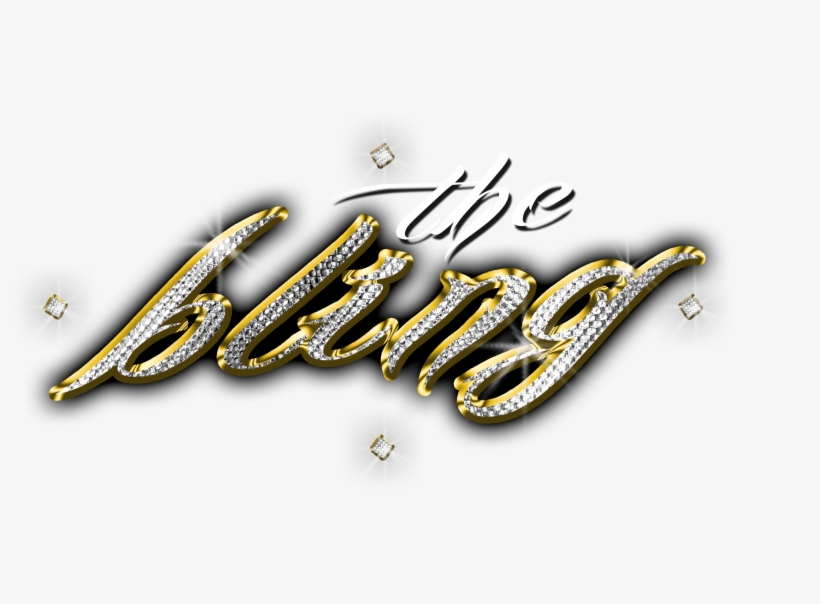 The Bling - Calligraphy Transparent PNG - 2309x1444 - Free Download on ...