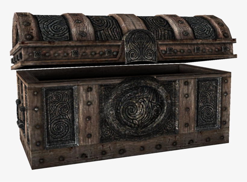 Skyrim Large Chest - Skyrim Chest Transparent PNG - 800x583 - Free ...
