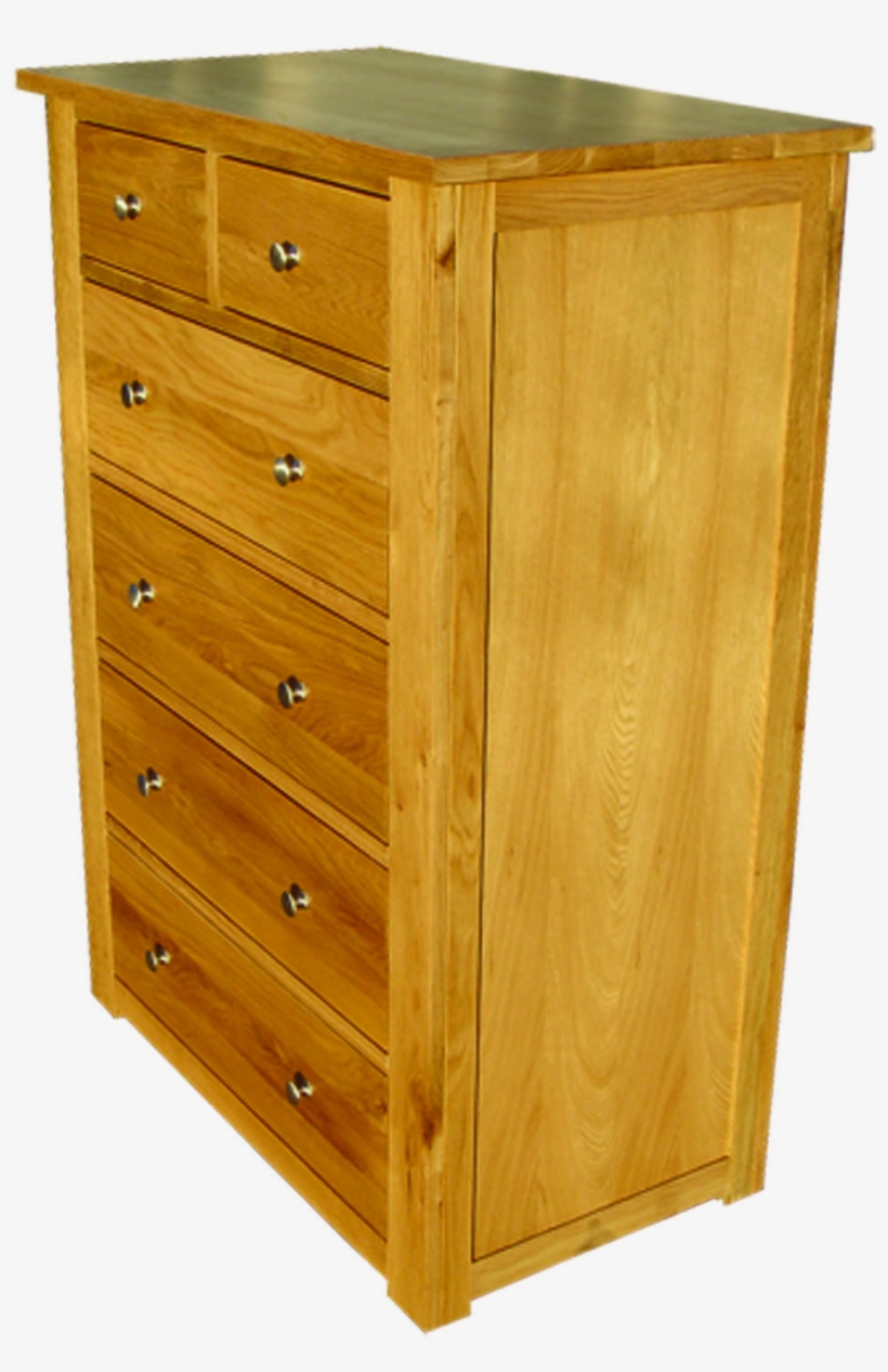 Product Code Oak04-3 - Chest Of Drawers 2+4 Transparent PNG - 936x1400 ...