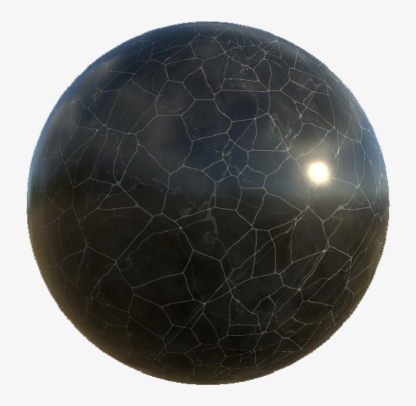 Black Marble Ball Png