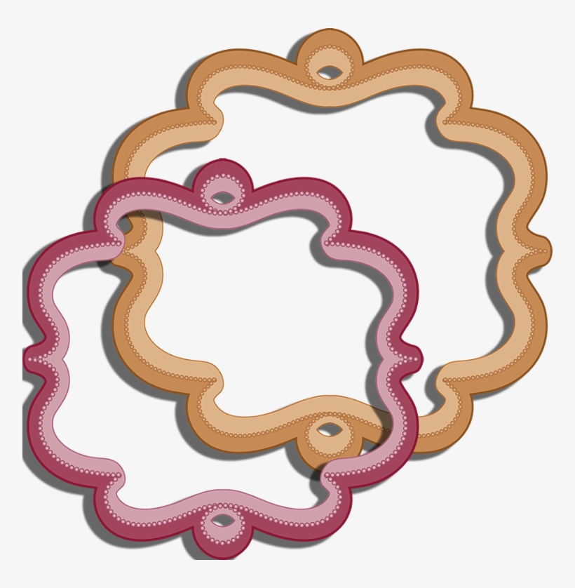 Vintage Digital Pearl Clipart Frames & Ribbons - Clip Art Transparent ...