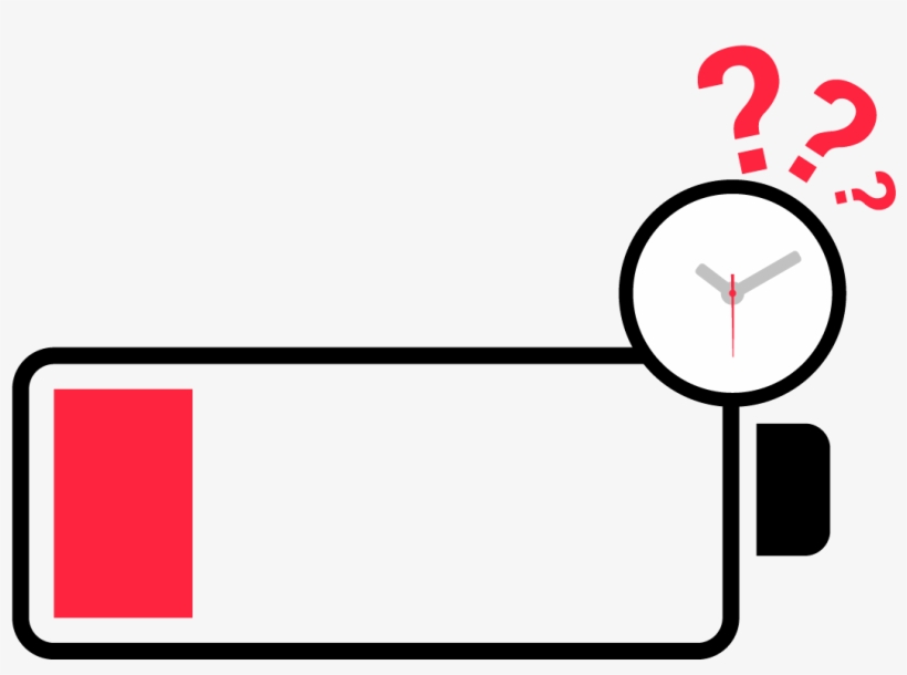 Battery Life Time Countdown Clipart , Png Download Transparent PNG ...