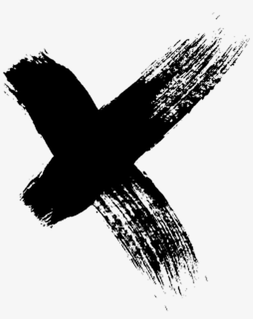 X Shape Png - Paint Brush Strokes Png Transparent PNG - 1024x1239 ...