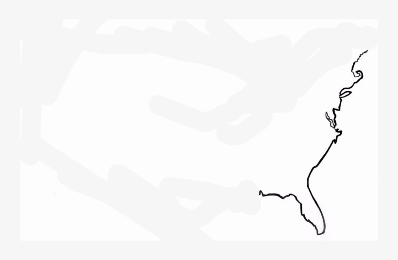 United States Map Outline - Usa Map Outline Transparent PNG - 736x456 ...