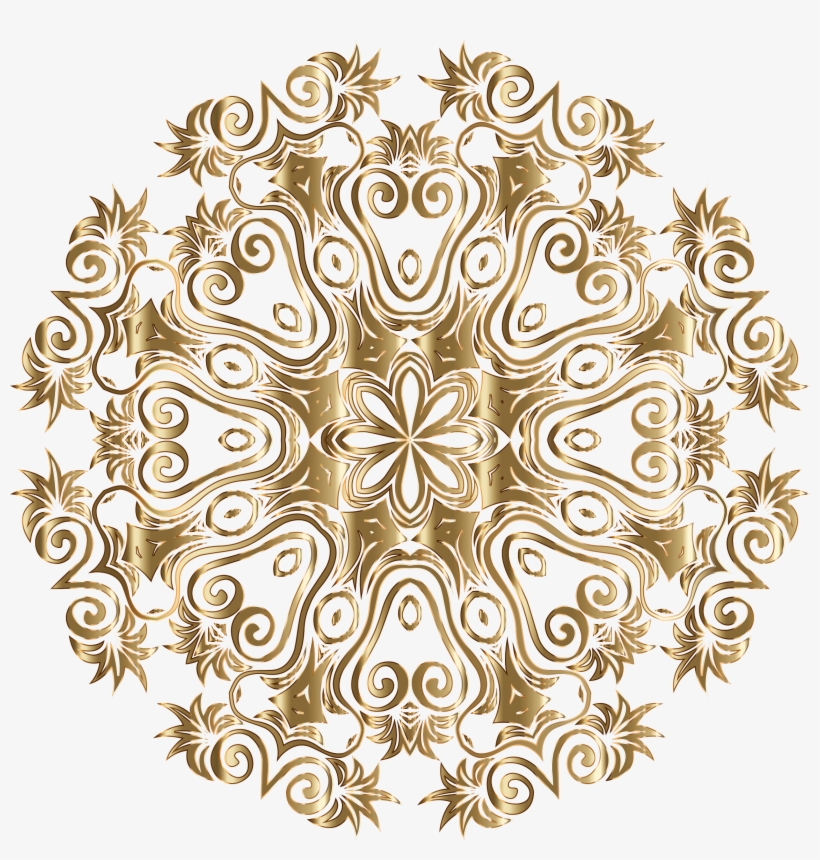 Big Image - Golden Background Design Png Transparent PNG - 2290x2290 ...