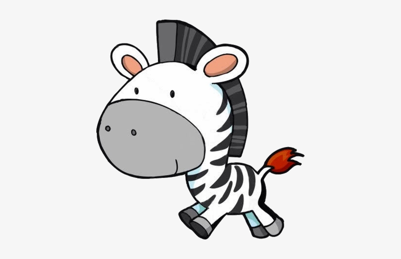 Tail Clipart Zebra - Zebra Cartoon Transparent PNG - 426x450 - Free ...