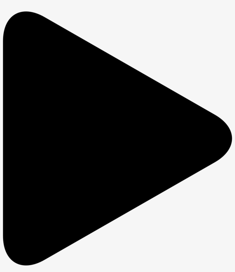 Download Play Button Arrowhead - Rounded Play Button - HD Transparent ...