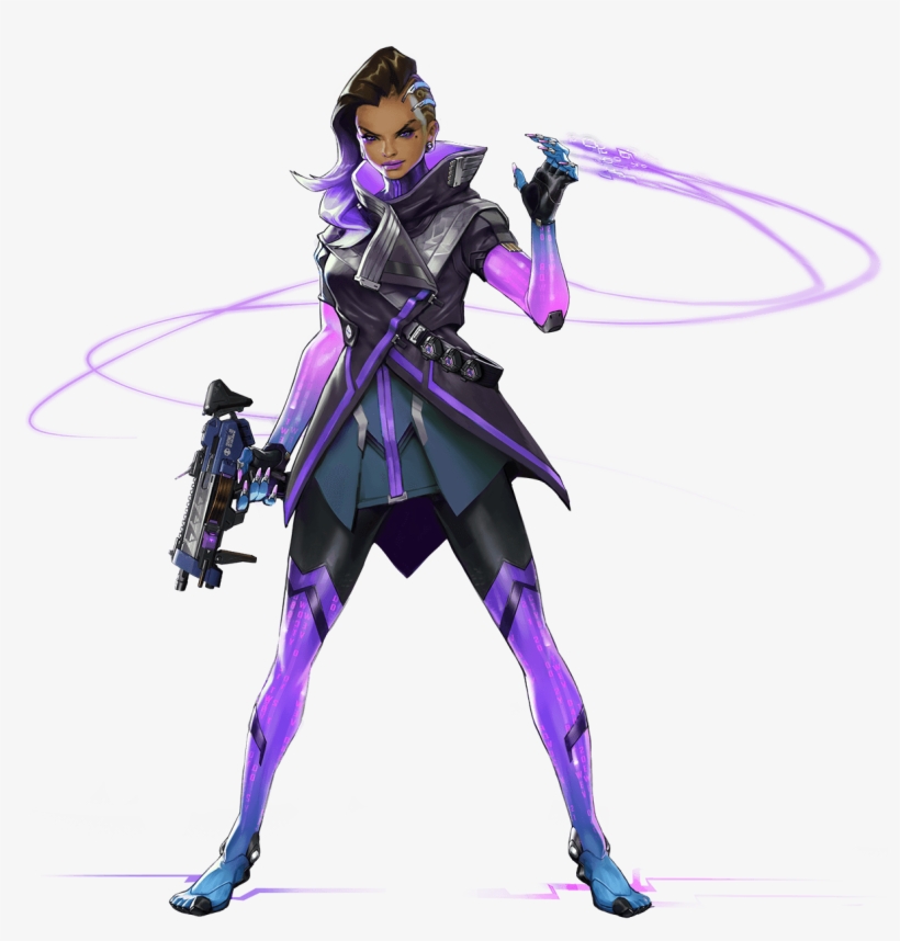Overwatch Sombra Art Transparent PNG - 1200x1198 - Free Download on NicePNG
