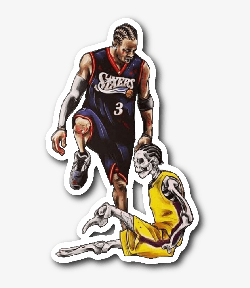 Download Sticker Allen Iverson The Step Over Vinyl Sticker - Allen ...
