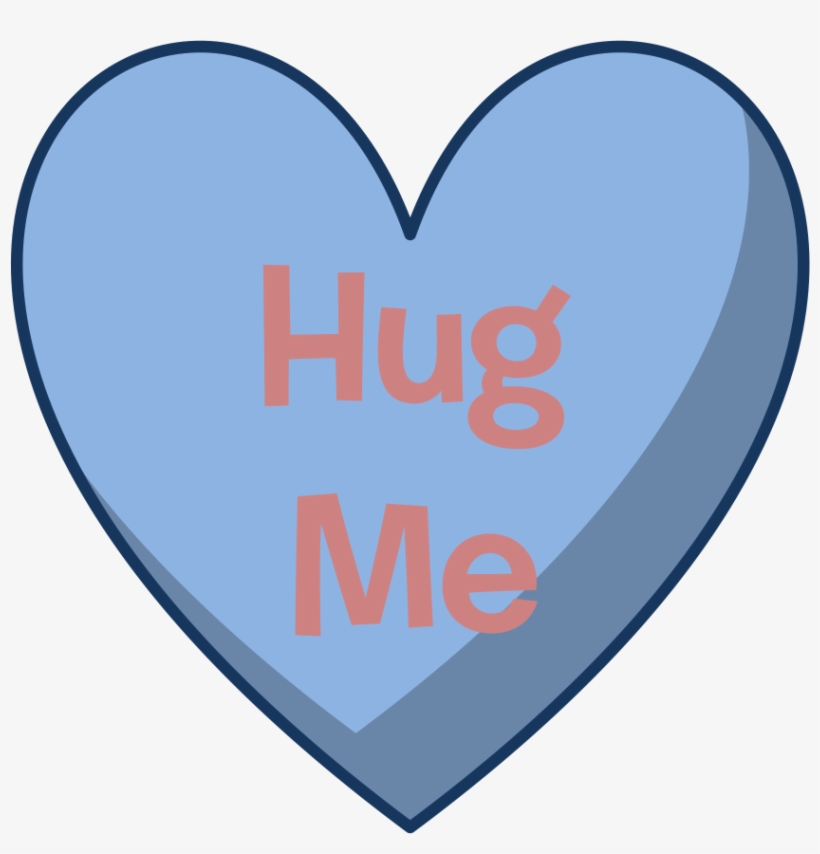 Blue Conversation Hearts Clip Art