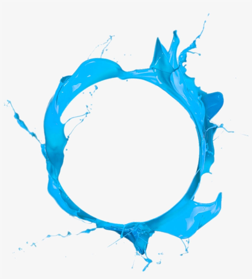 Jpg Royalty Free Circle Paint Blue Clip Art - Paint Splash Circle ...