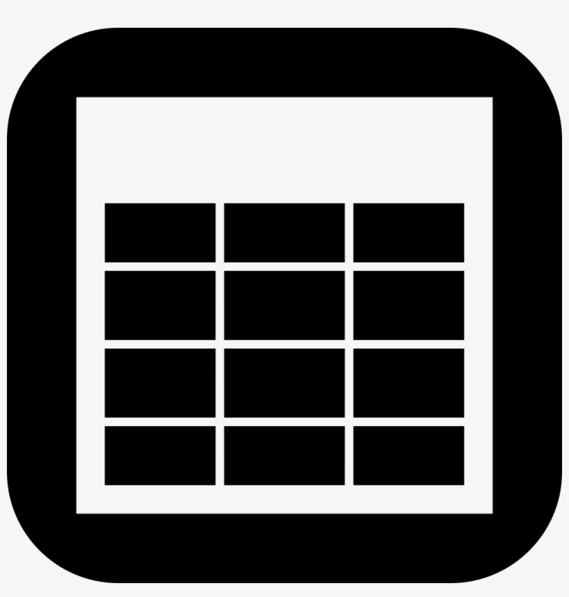 Download Square Outline With Small Rectangles Comments - Table White ...