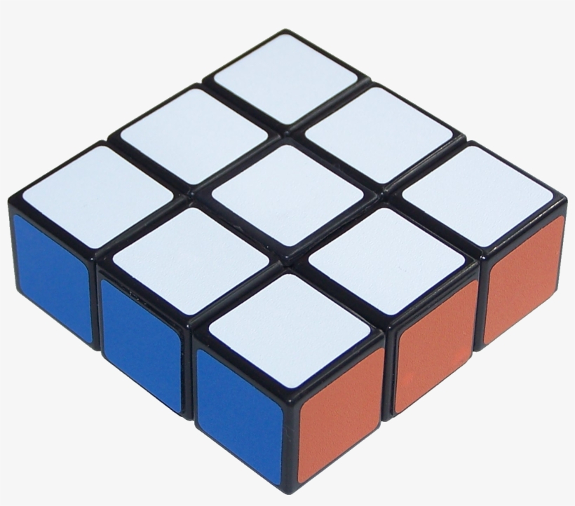 Floppy Cube Solved 1 - 3x3x1 Rubik's Cube Transparent PNG - 1700x1275 ...